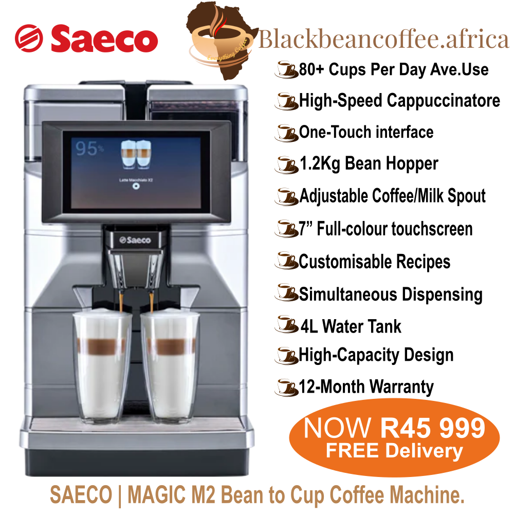 SAECO | MAGIC M2 Bean to Cup Coffee Machine – Blackbeancoffee.africa